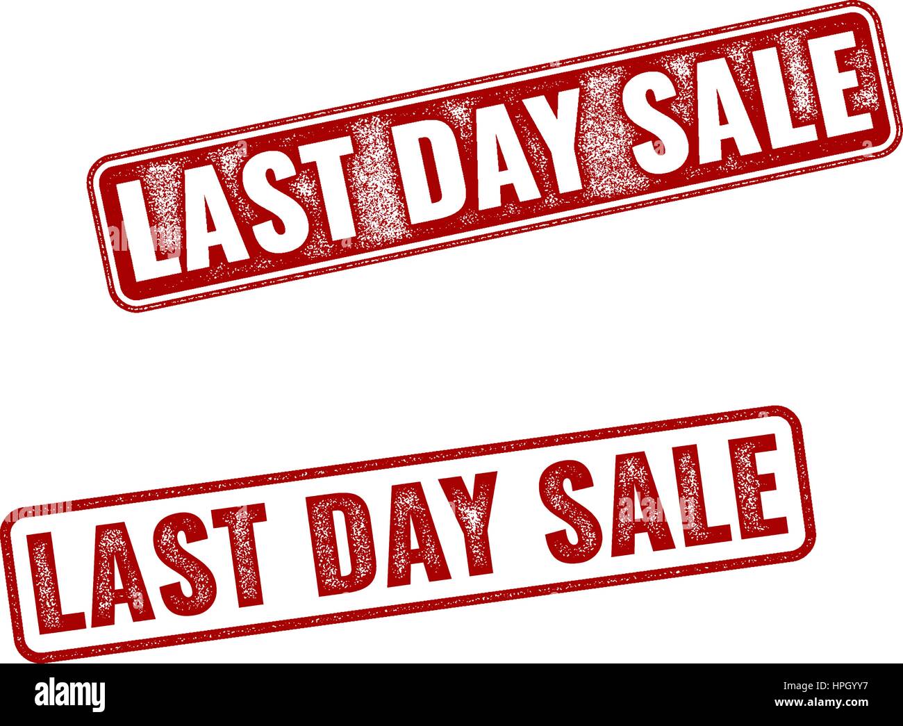 Last day stamp hi-res stock photography and images - Alamy