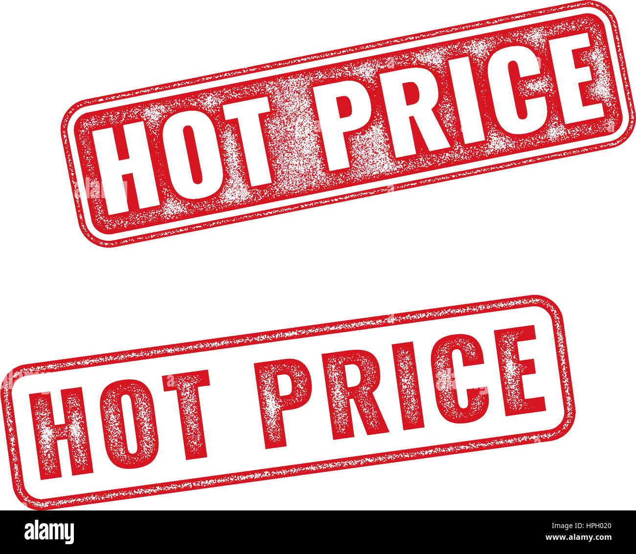 Hot Price vector grunge textured red rubber stamp isolated on white ...