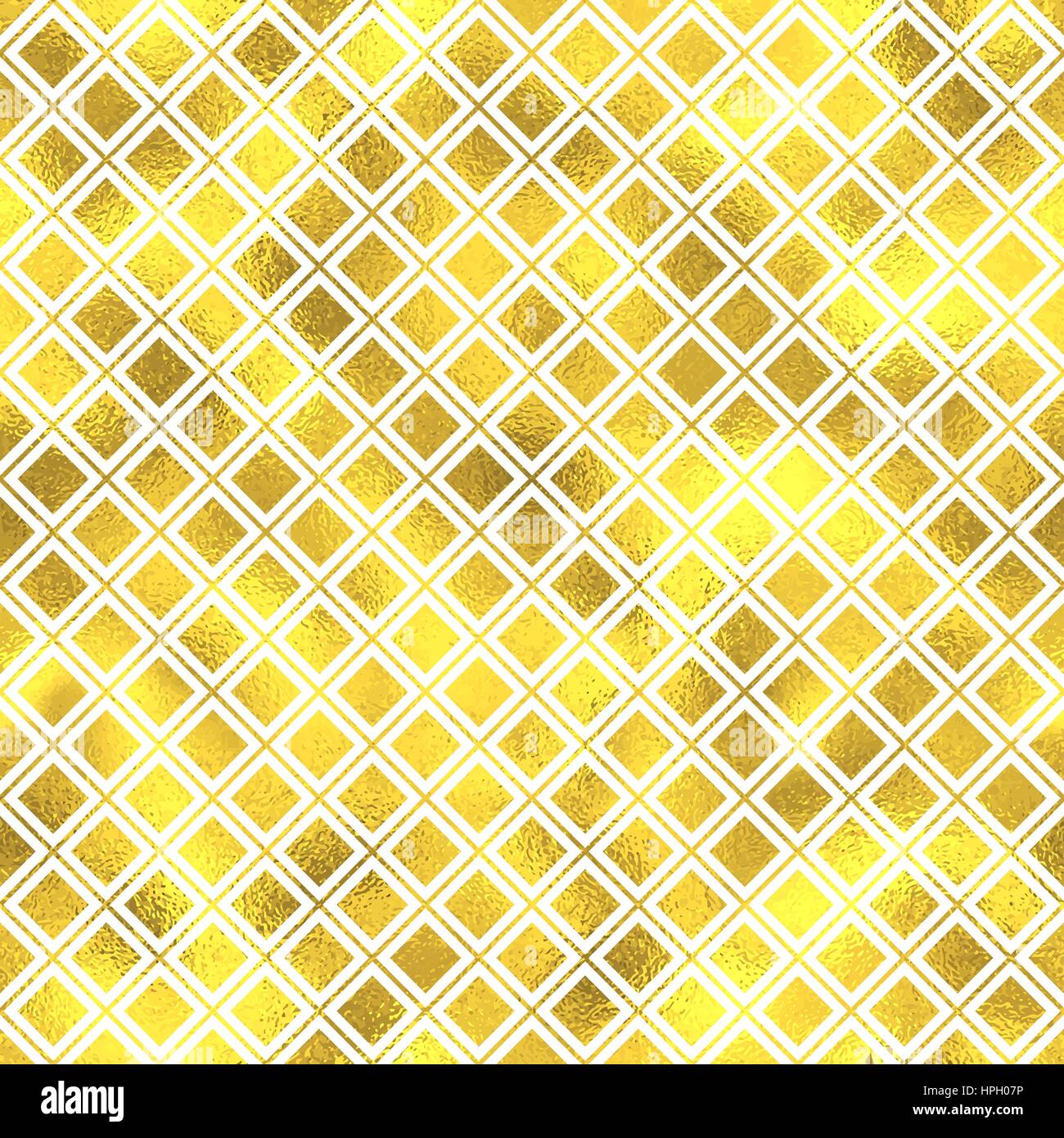 Vector seamless geometric textured golden pattern background Stock ...