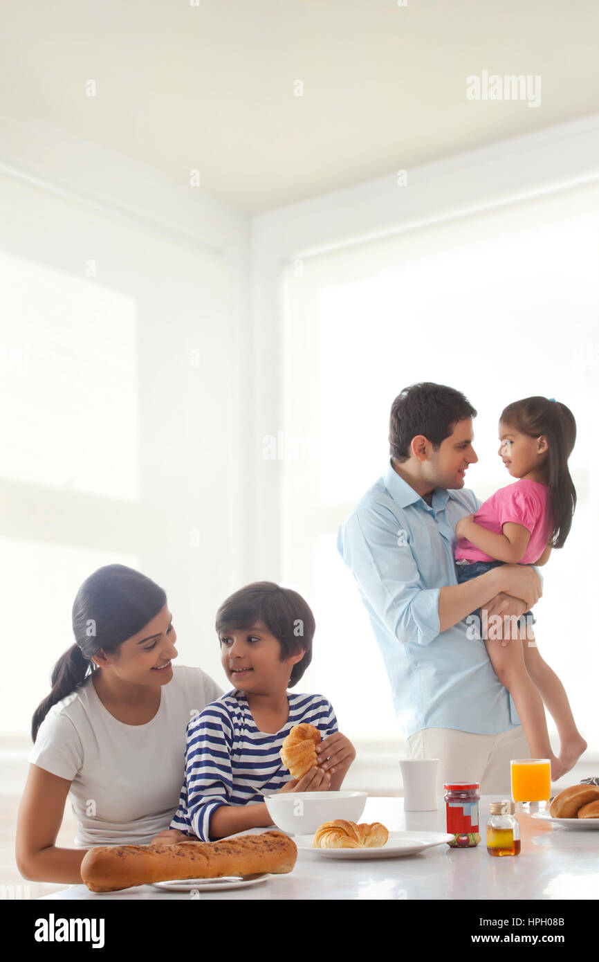Family breakfast table hi-res stock photography and images - Alamy