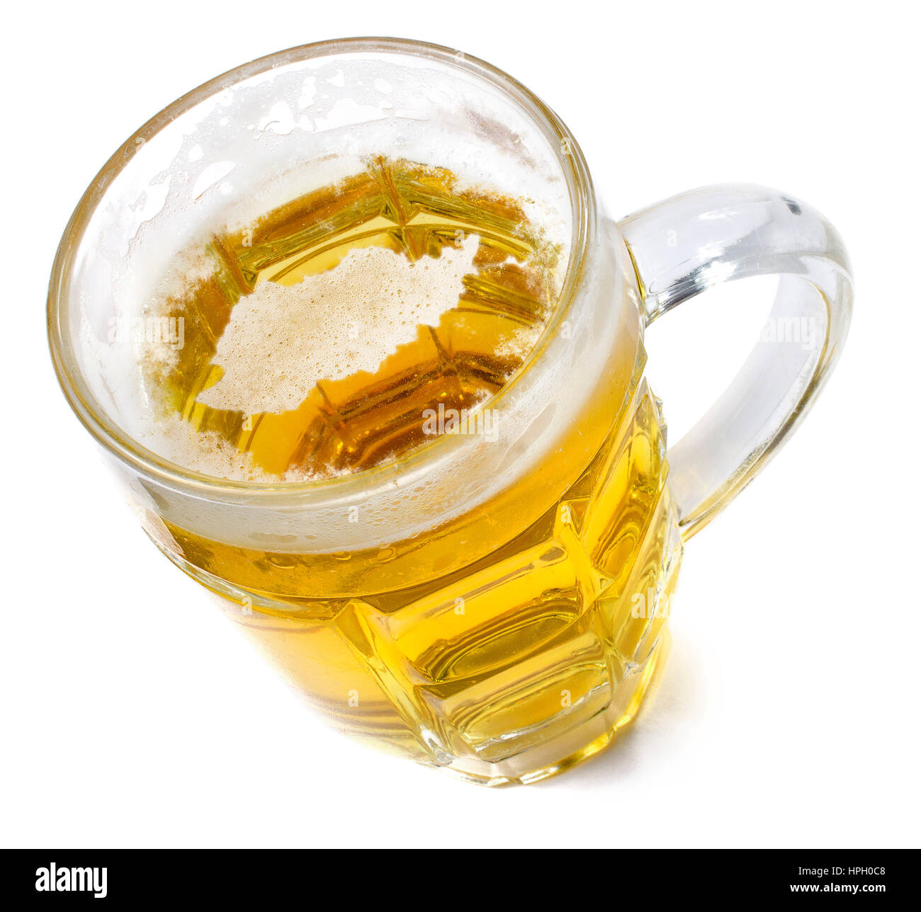 Beer head in the shaped of Afghanistan and a beer.(series Stock Photo ...