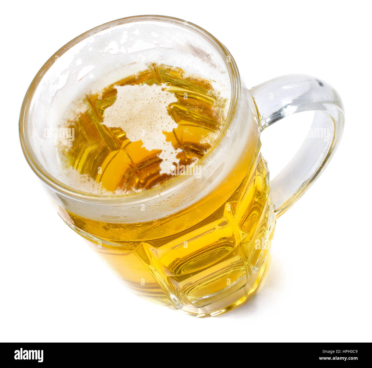 Beer head in the shaped of Armenia and a beer.(series Stock Photo - Alamy