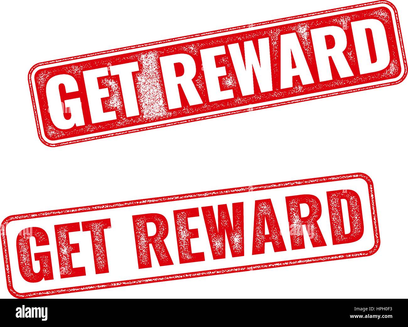 Get reward realistic grunge rubber stamp on white background, vector ...