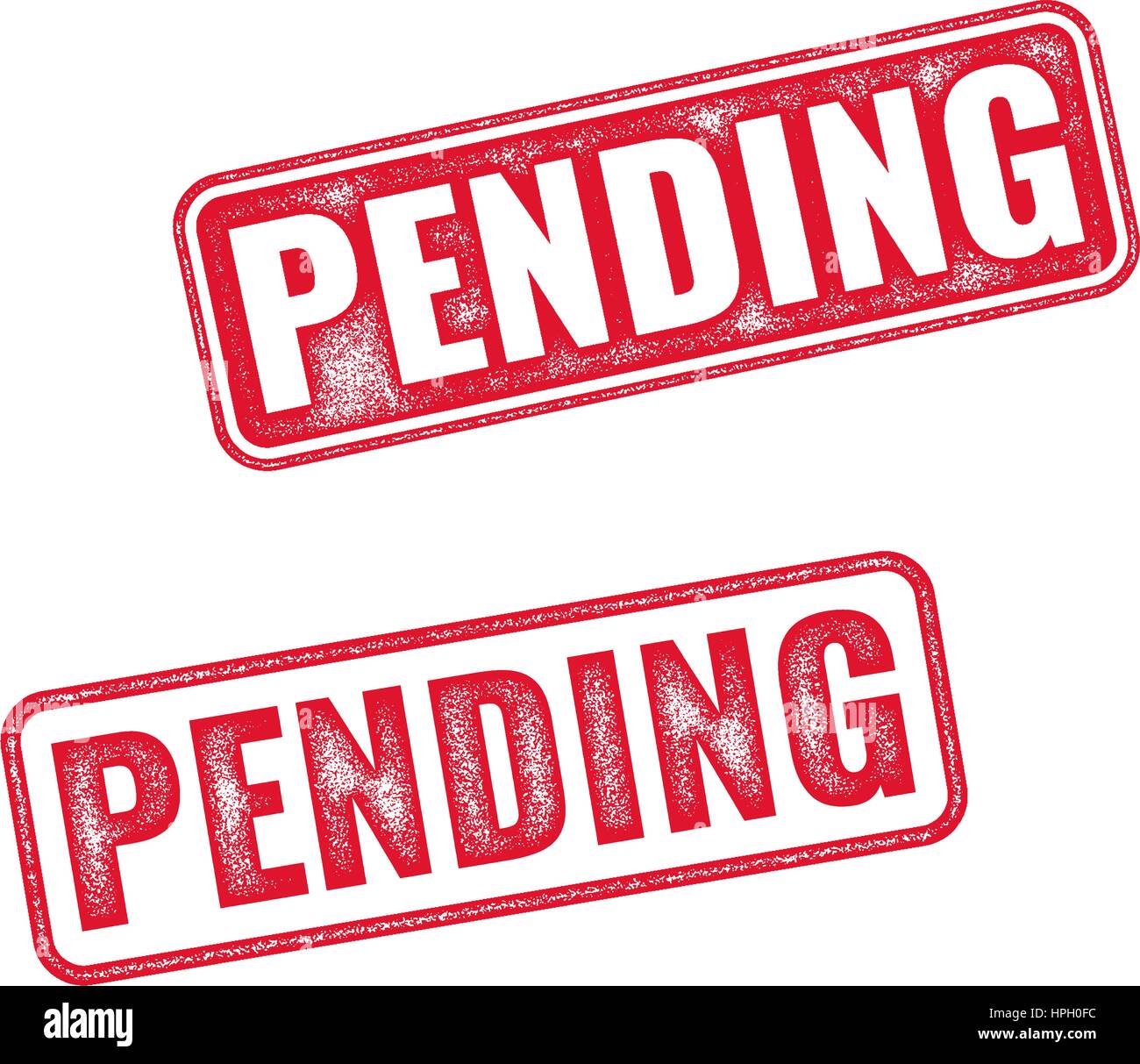 Pending rubber stamp hi-res stock photography and images - Alamy