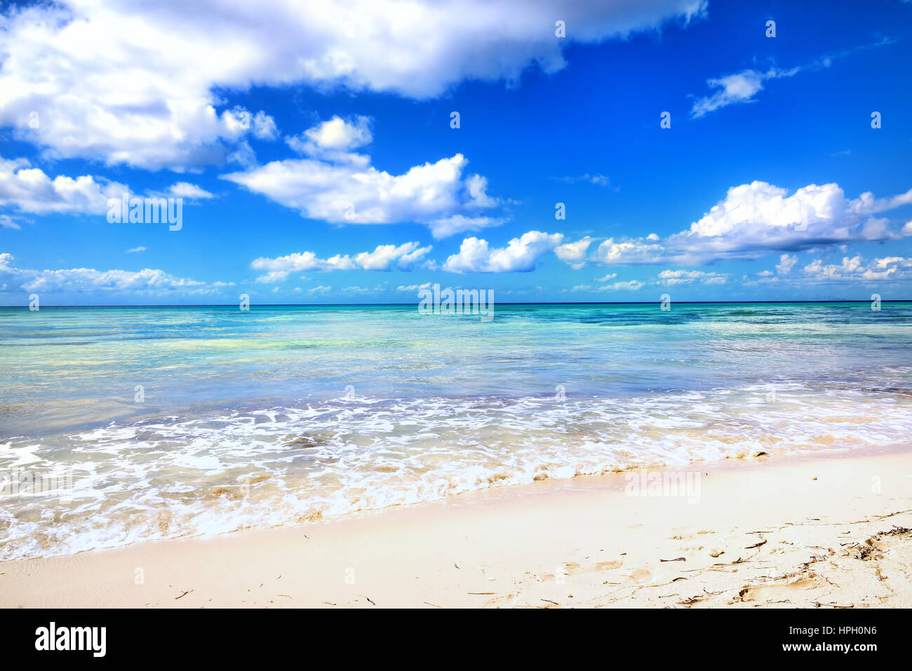 Caribbean sea. Tropical, exotic water landscape. Topical paradise ...