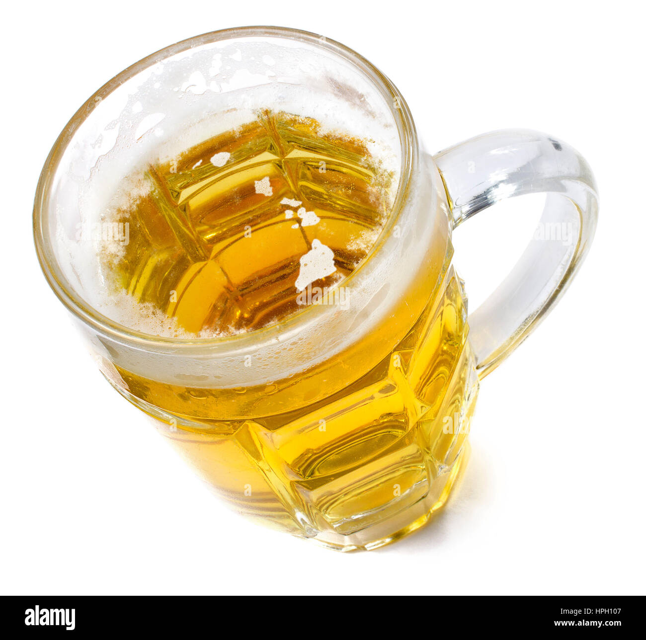 Beer head in the shaped of Hawaii and a beer.(series Stock Photo - Alamy