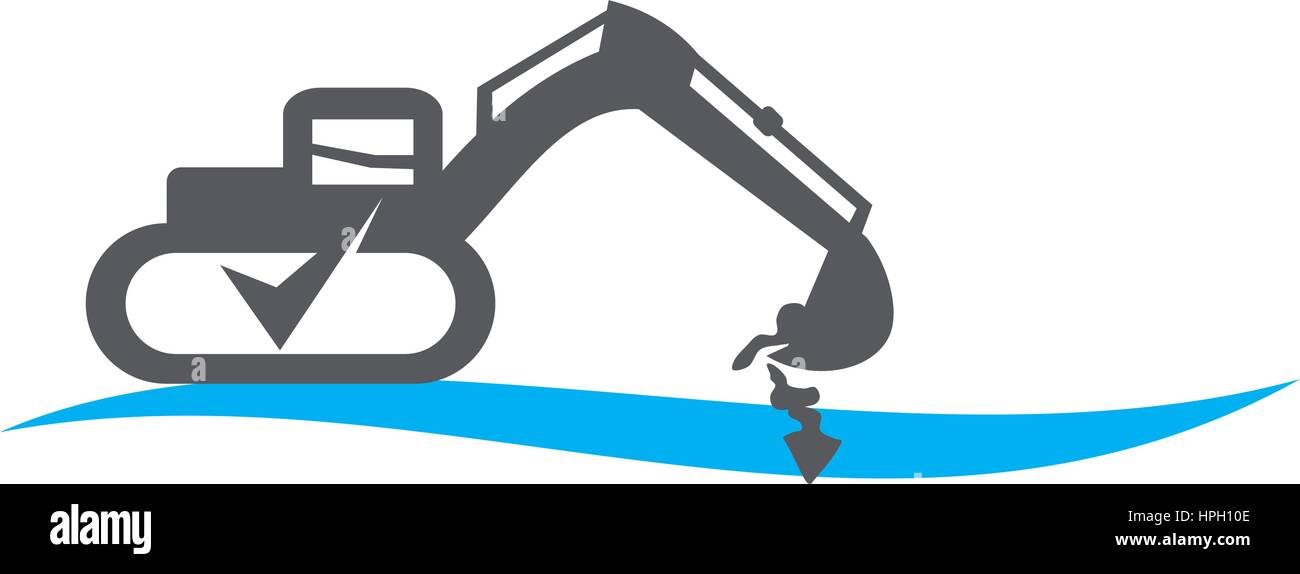 Backhoe Stock Vector Images - Alamy