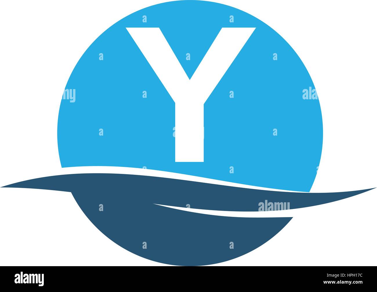 Wave water Initial Y Stock Vector Image & Art - Alamy