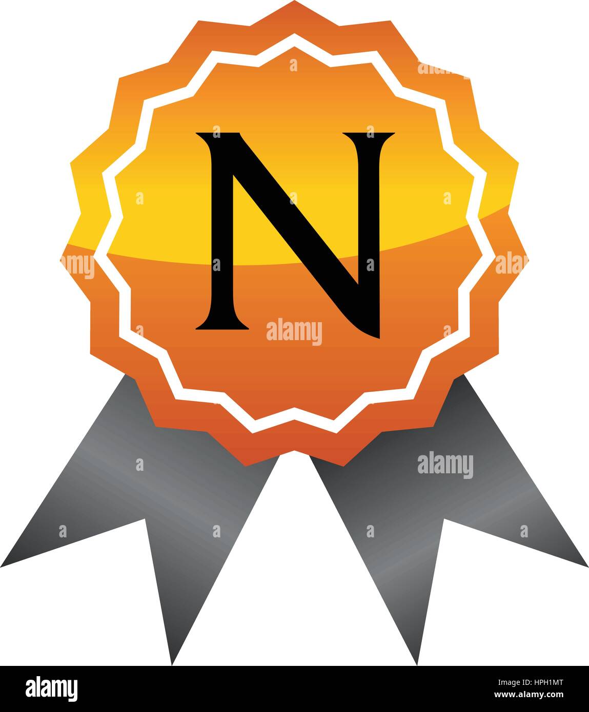 Logo Quality Letter N Stock Vector Image & Art - Alamy