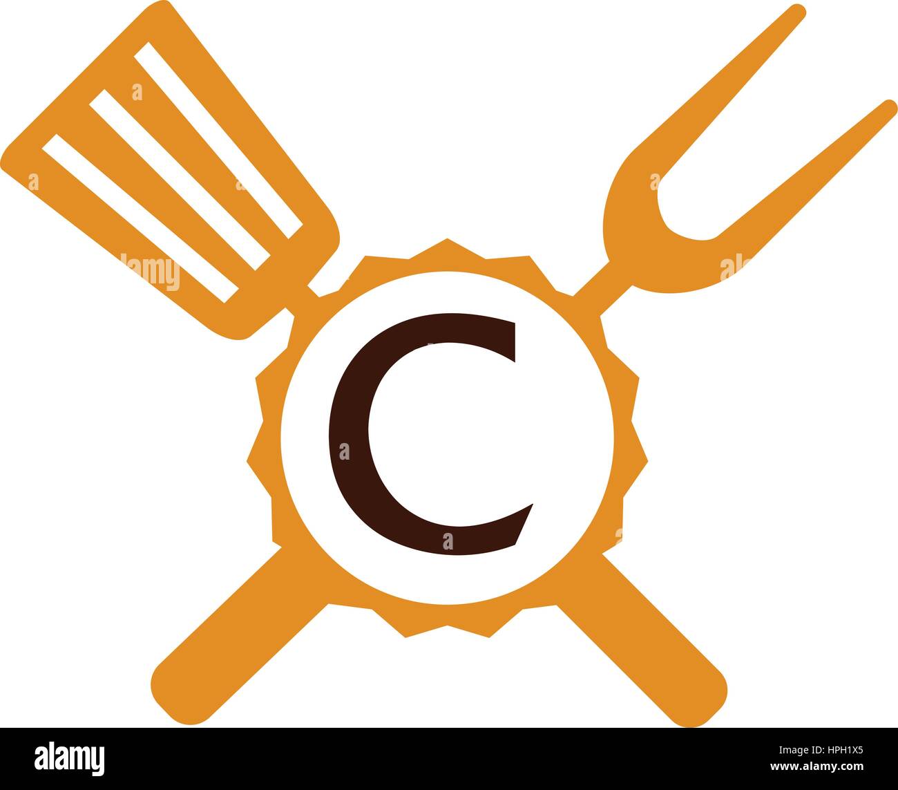 Logo Restaurant Letter C Stock Vector Image & Art - Alamy