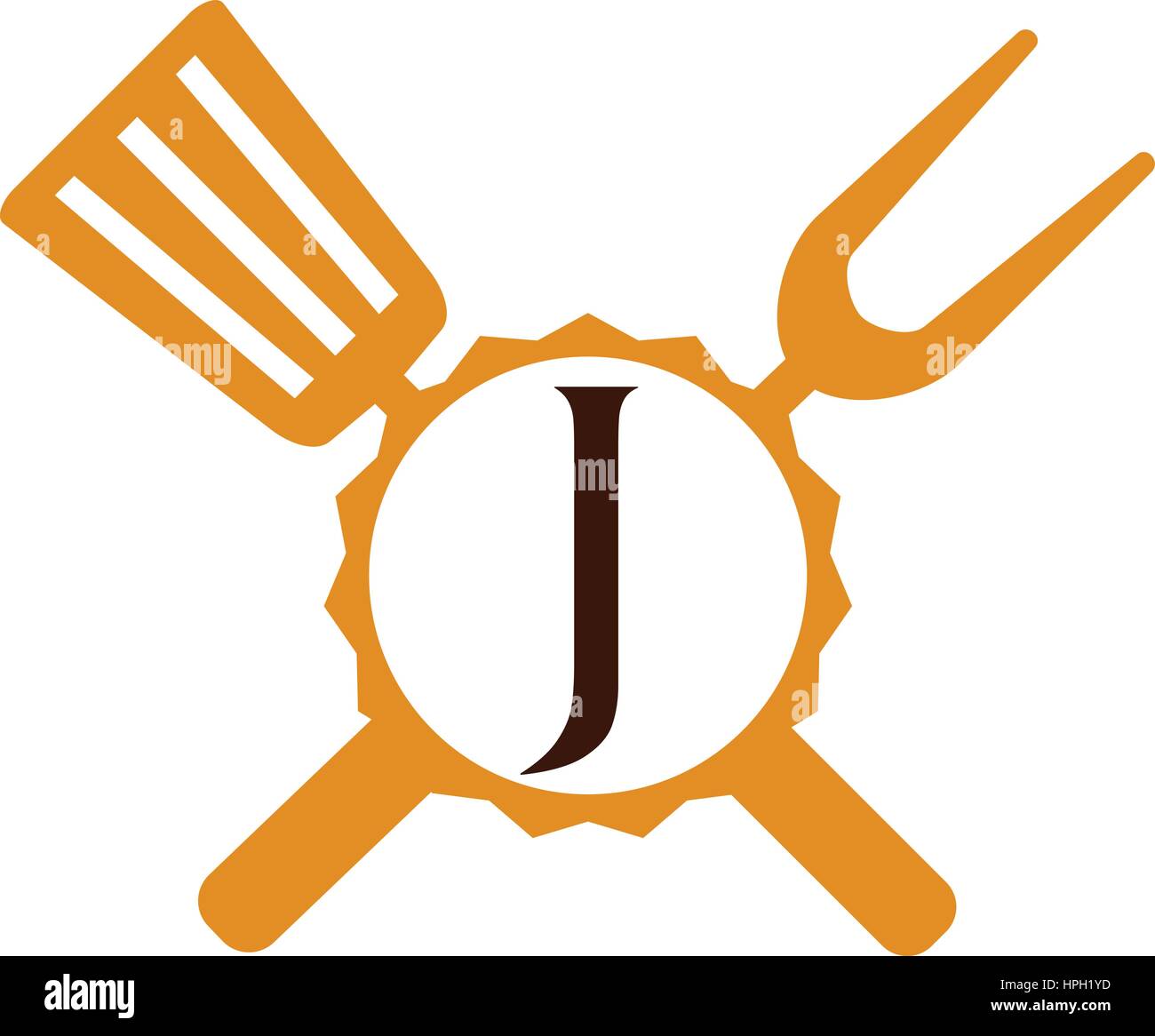 J restaurant logo Cut Out Stock Images & Pictures - Alamy