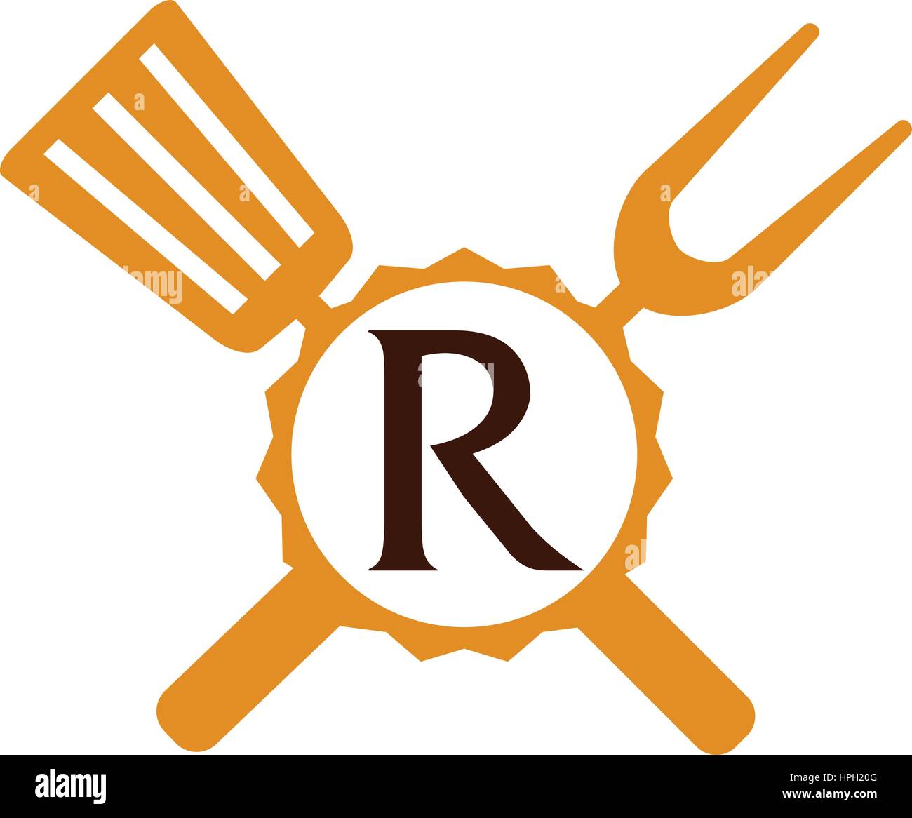 Logo Restaurant Letter R Stock Vector Image & Art - Alamy