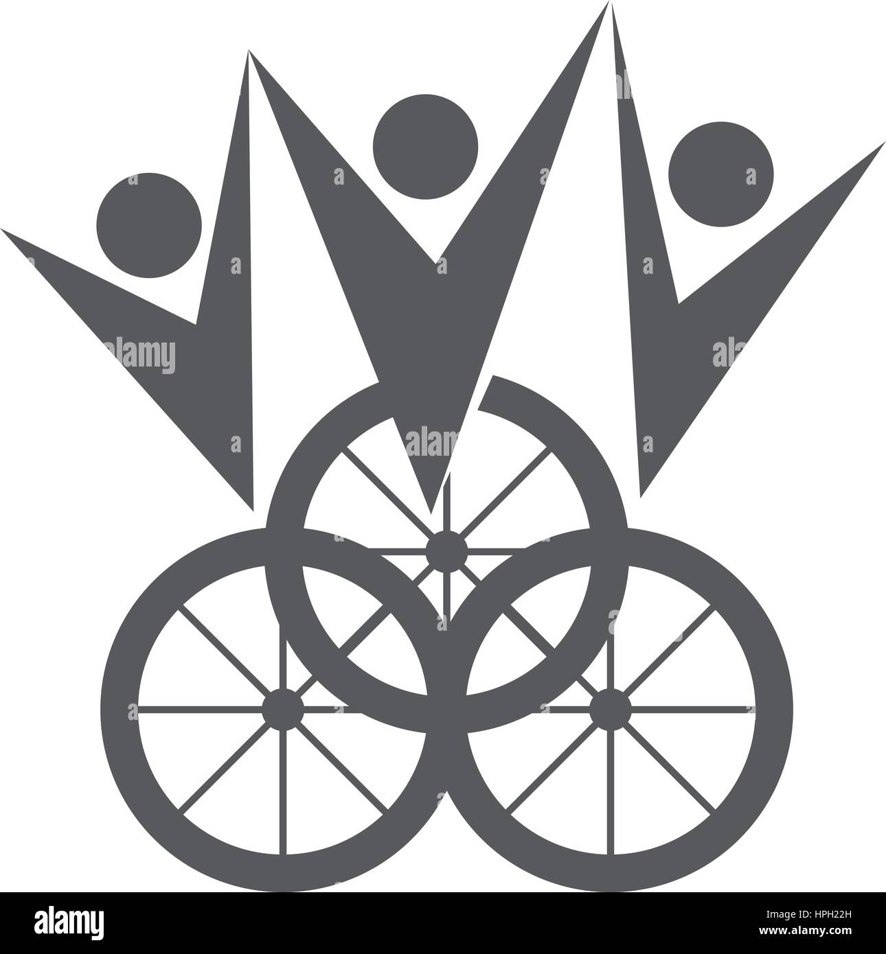 Bicycle race winner Stock Vector Images - Alamy