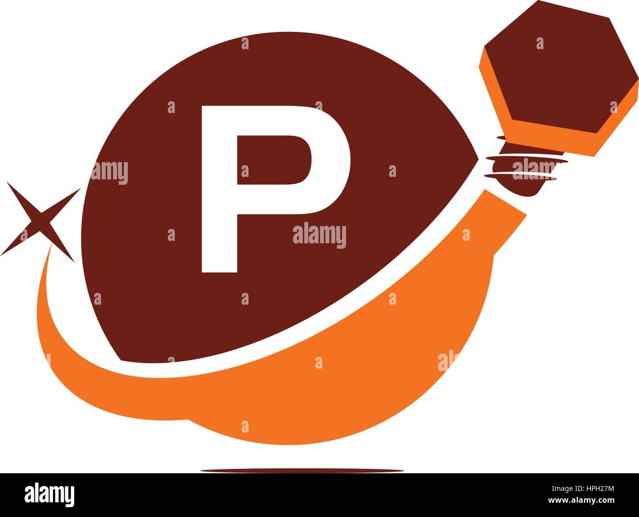 P bolt Stock Vector Images - Alamy