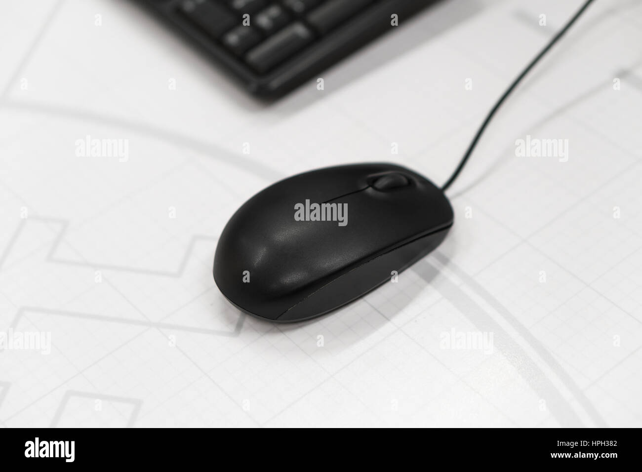 Computer mouse and keyboard Stock Photo - Alamy