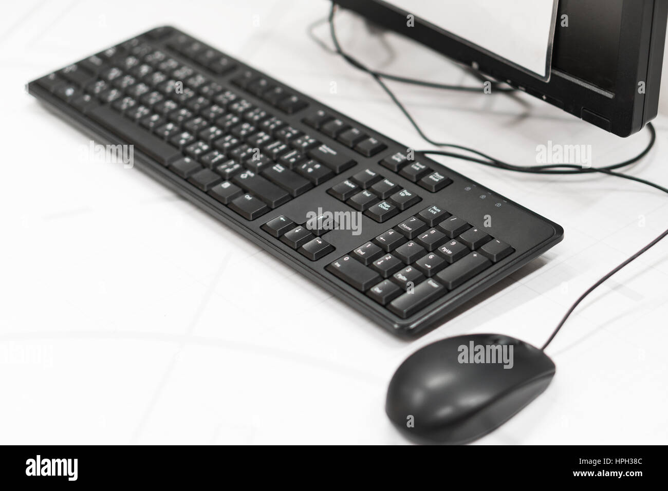 Computer mouse and keyboard Stock Photo - Alamy