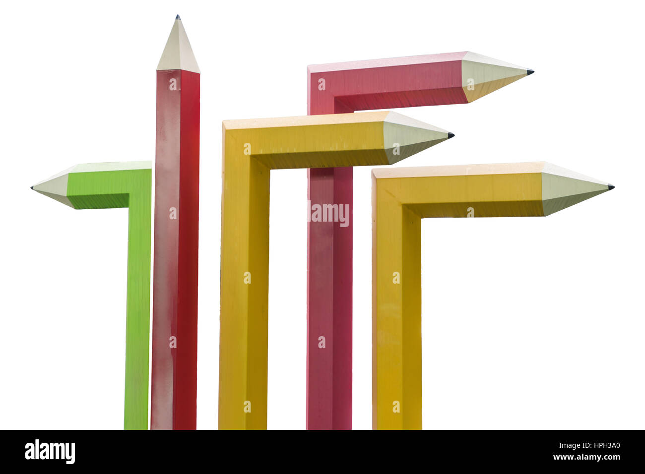 Bar graph pencil hi-res stock photography and images - Alamy