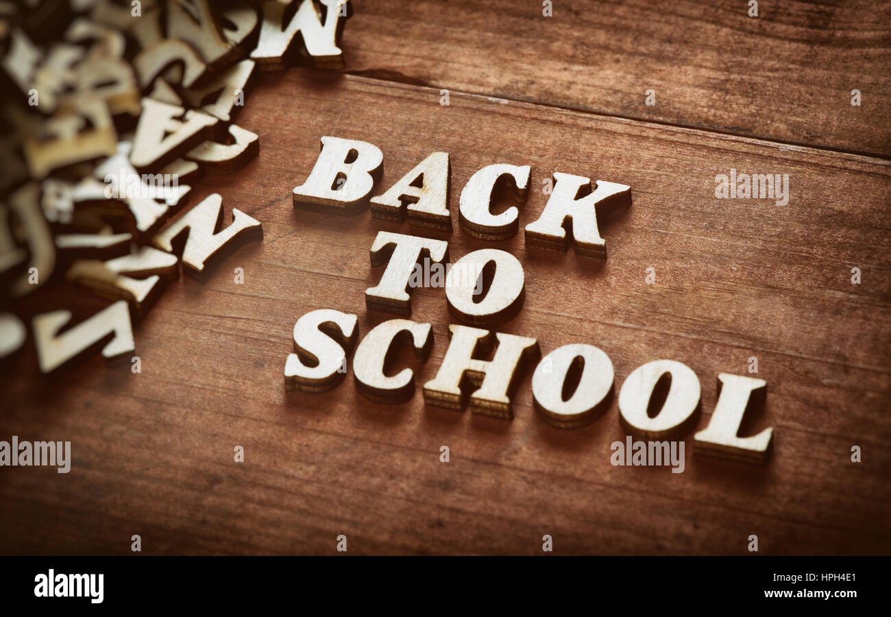 Poster board back school hi-res stock photography and images - Alamy