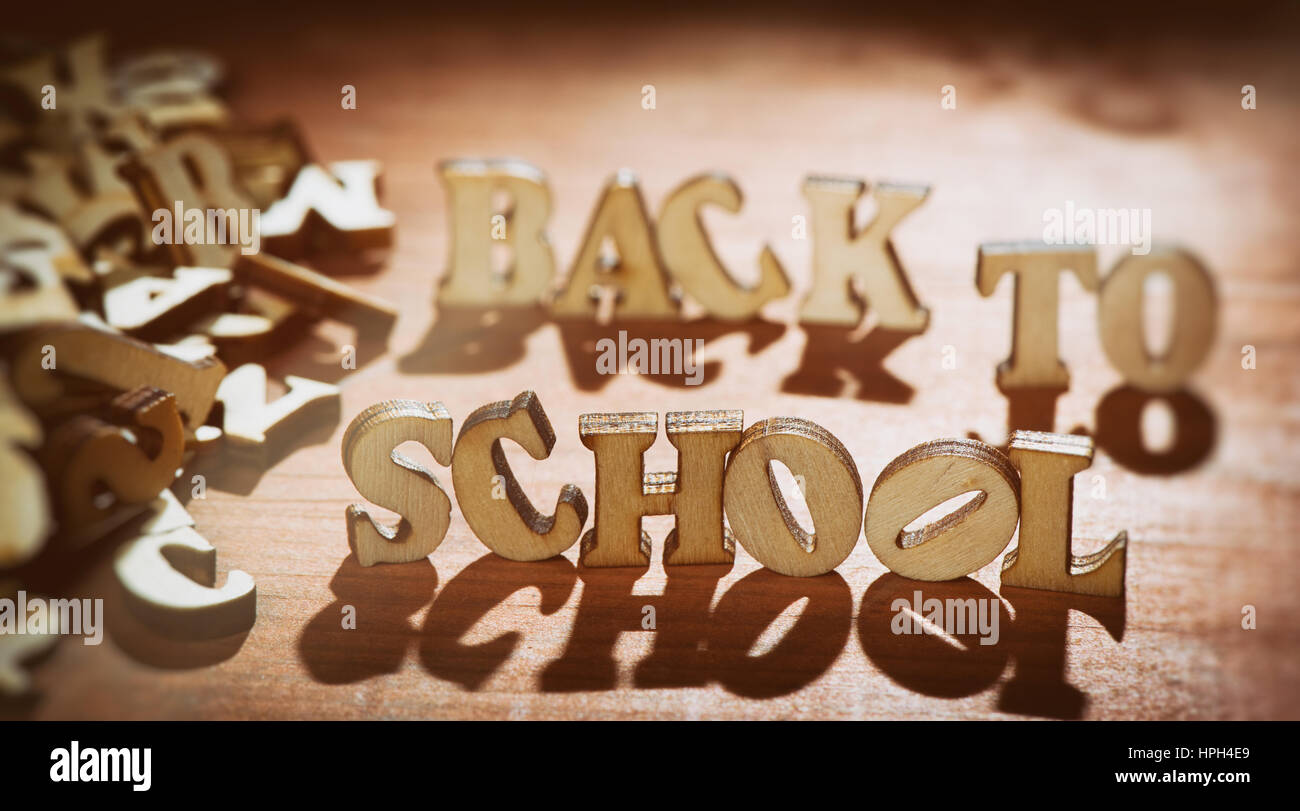 Poster board back school hi-res stock photography and images - Alamy