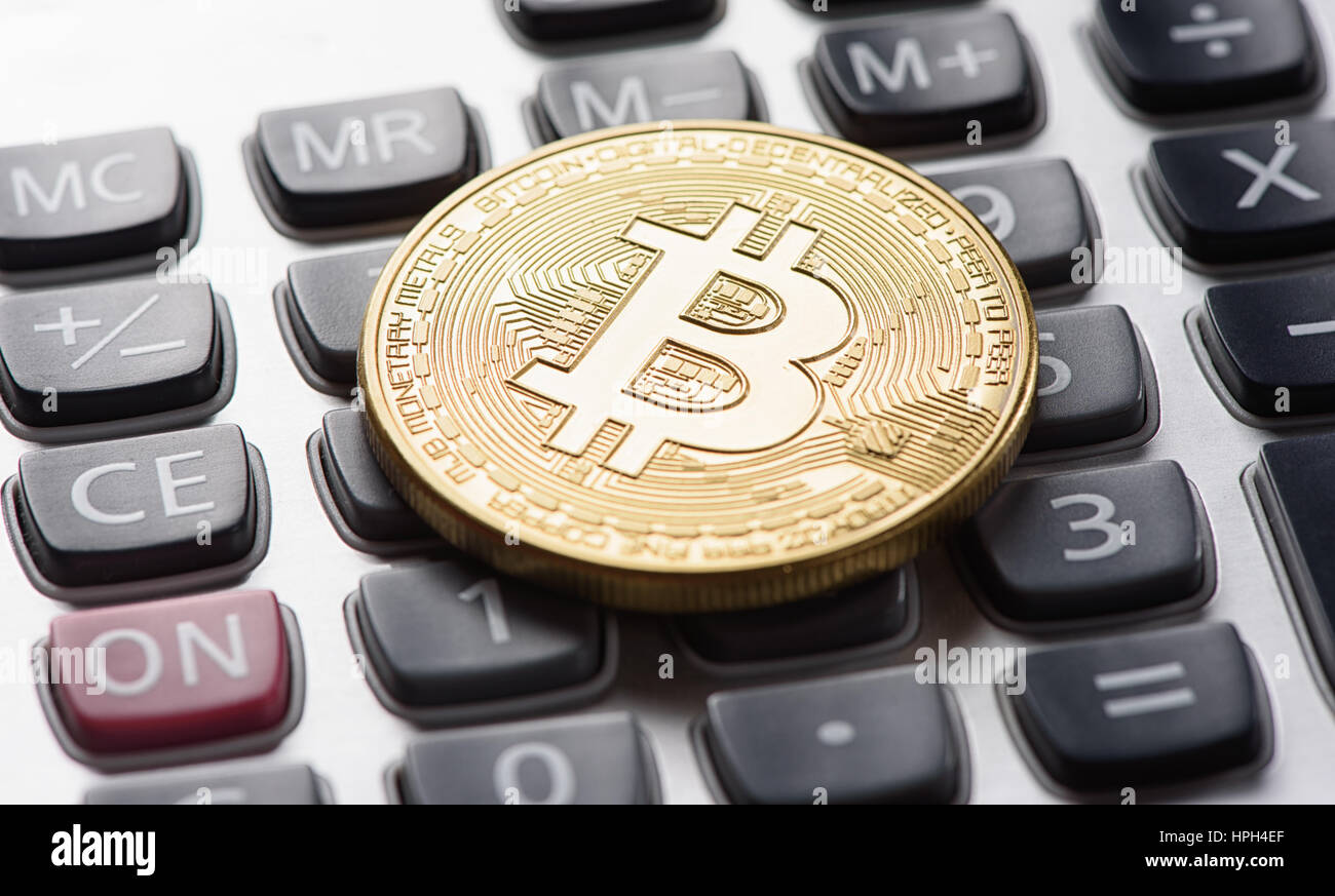 Bitcoin calculator hi-res stock photography and images - Alamy