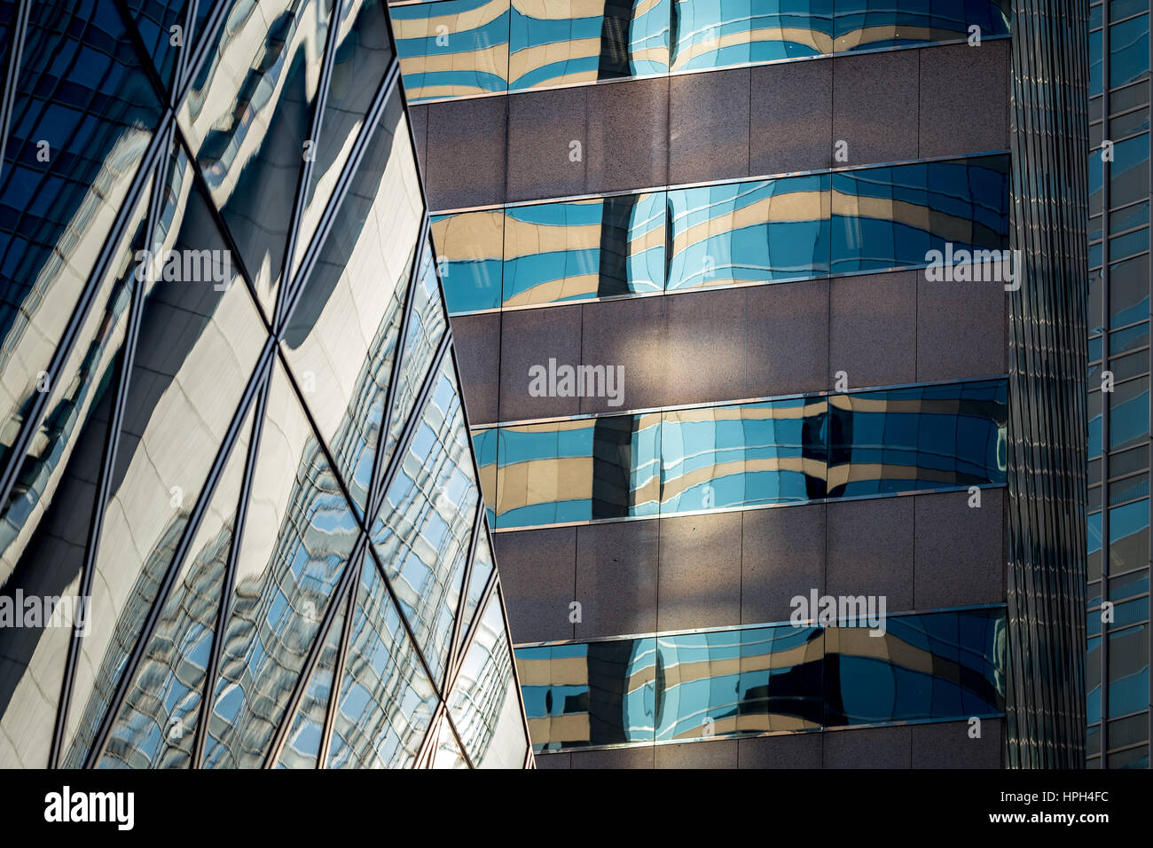windows of commercial building in Hong Kong Stock Photo - Alamy