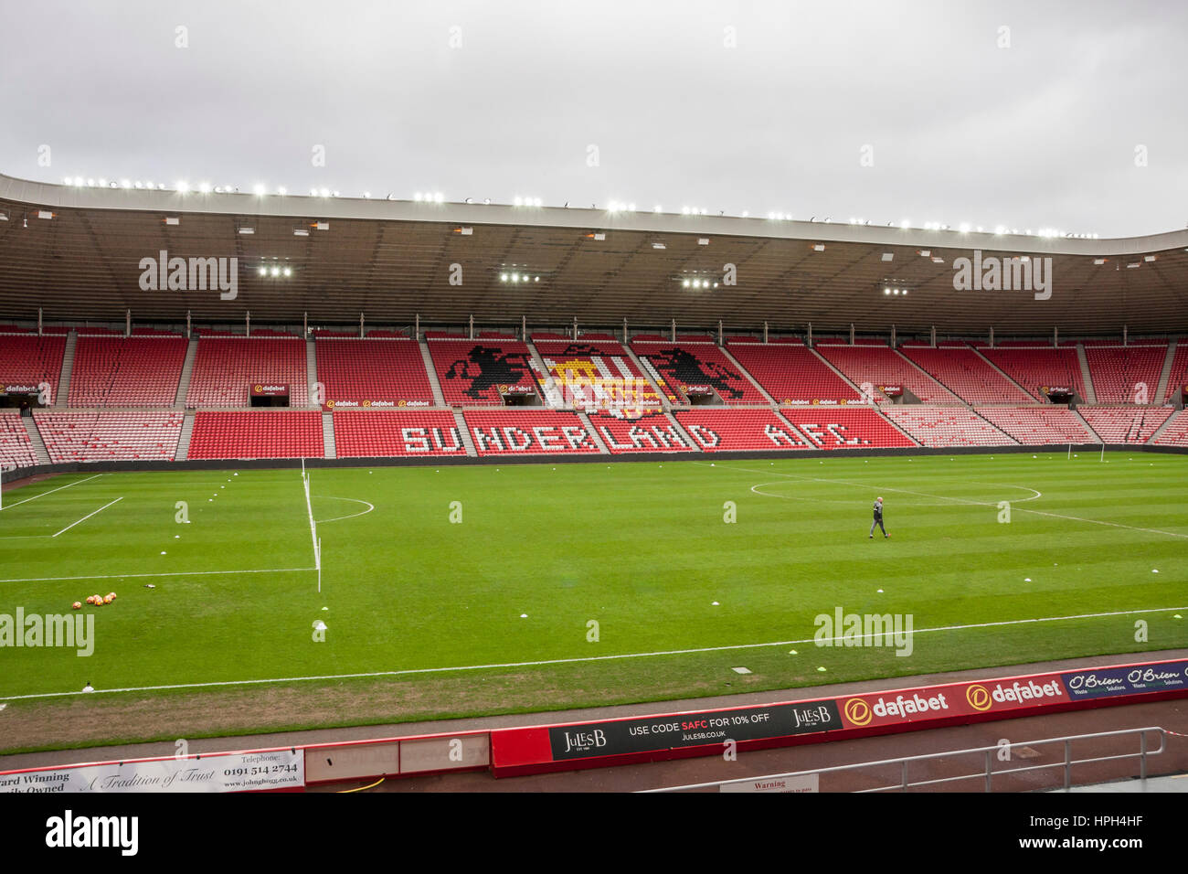 A view inside the Stadium of Light,Sunderland prior to free open ...