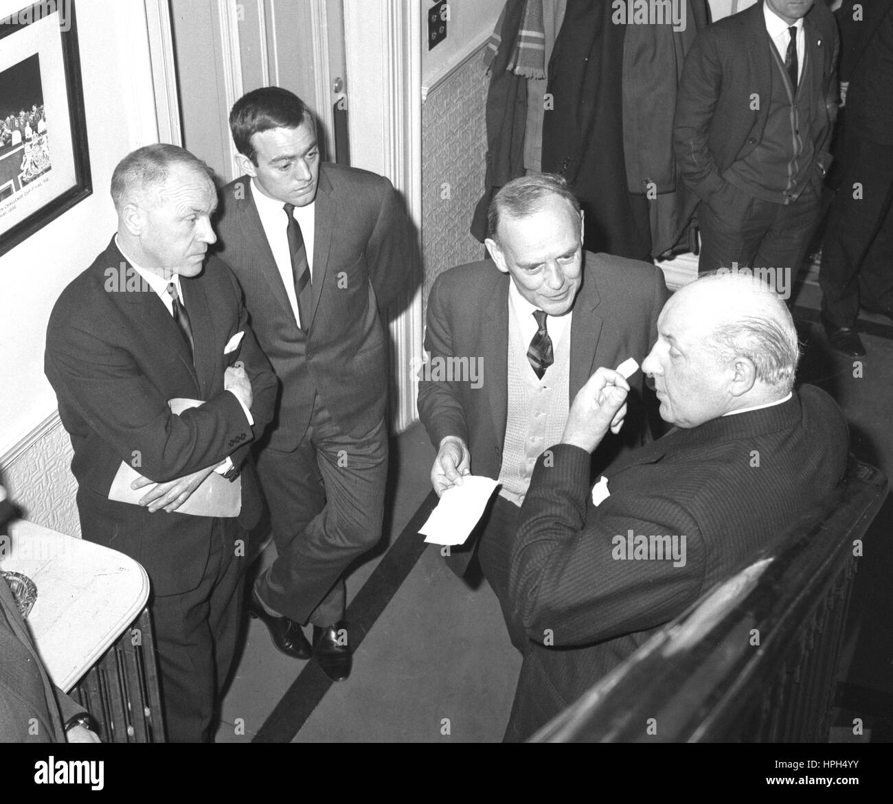 A view inside the Football Association headquarters when Ian St John ...