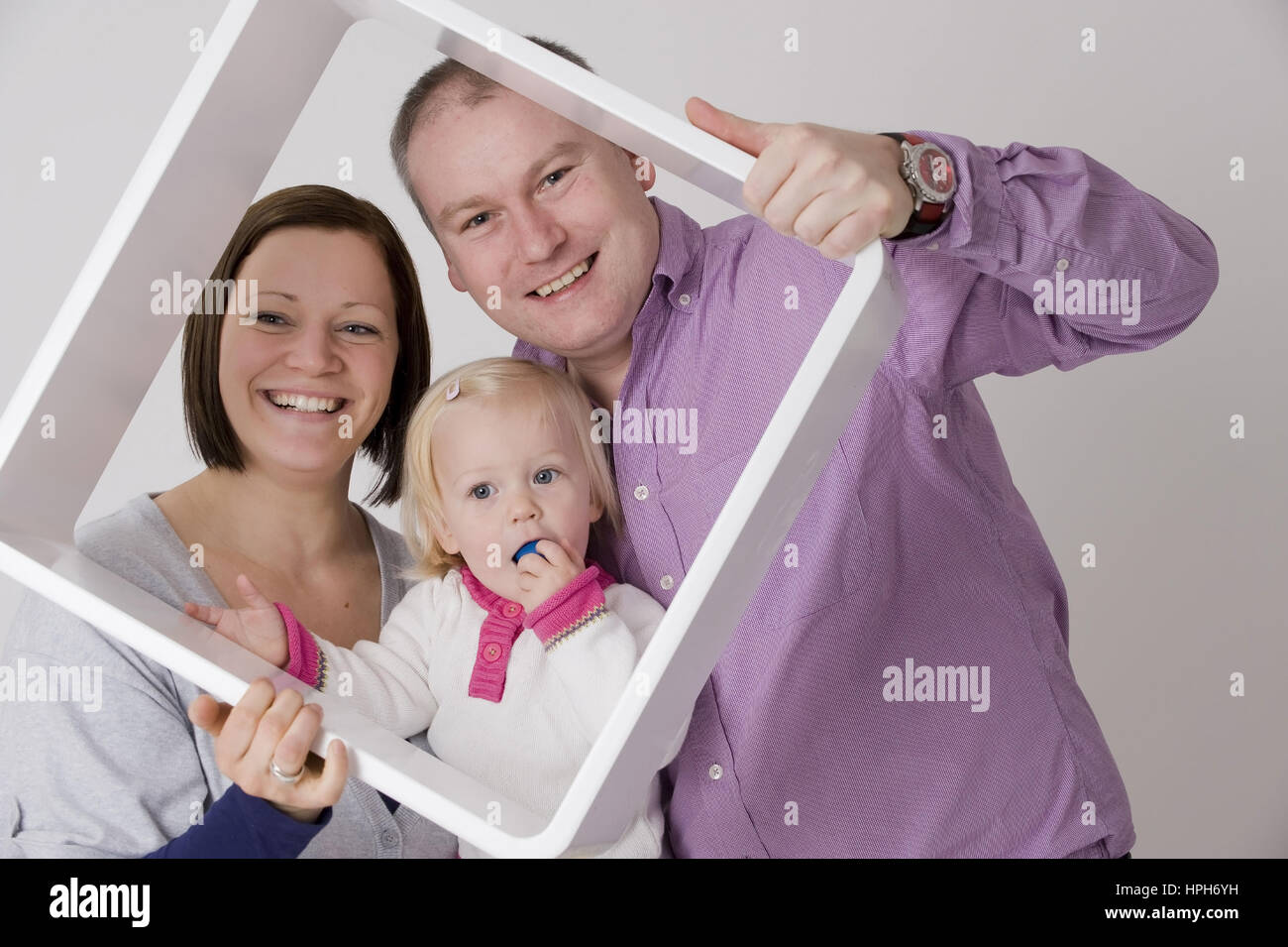 Familienfoto - family portrait, Model released Stock Photo - Alamy