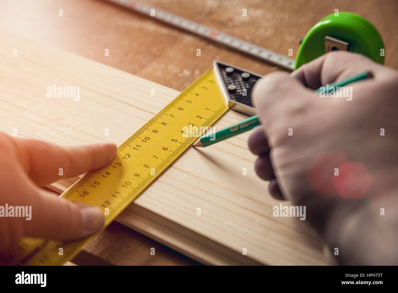 Triangle measuring tool hi-res stock photography and images - Alamy