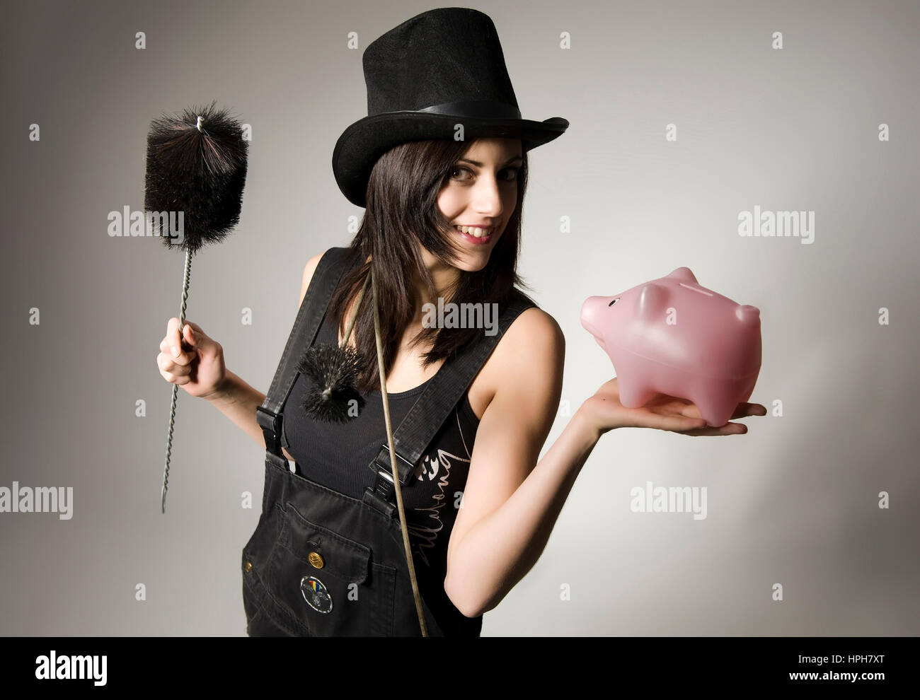 Rauchfangkehrerin, Gluecksbringer - female chimney sweep, Model ...
