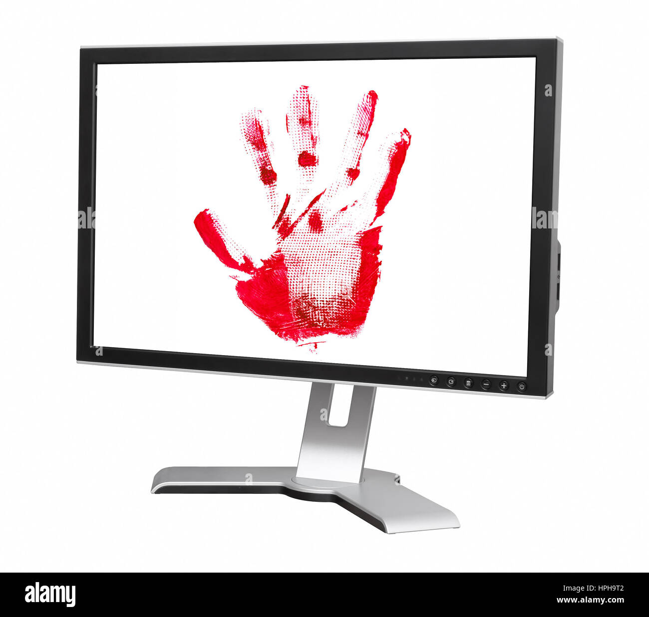 Palm print Cut Out Stock Images & Pictures - Alamy