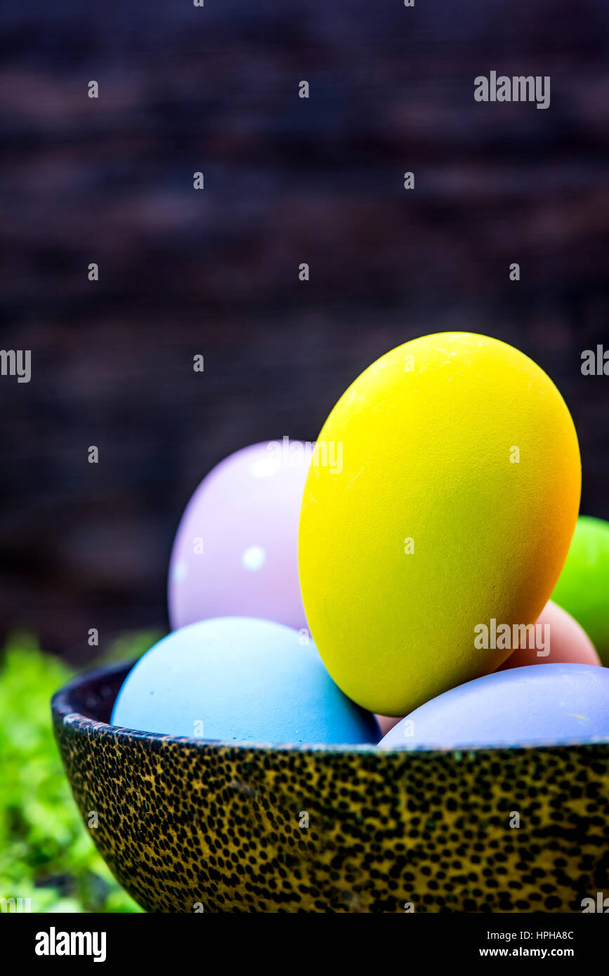 Happy Easter day, bunny and egg, Christians worldwide celebrate Stock ...