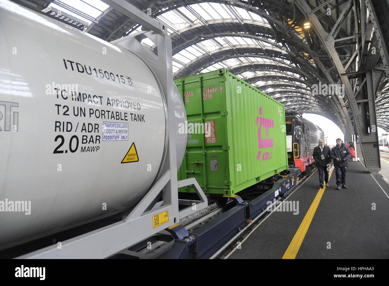 Train of Polo Mercitalia, grouping of the Italian FS Group companies ...