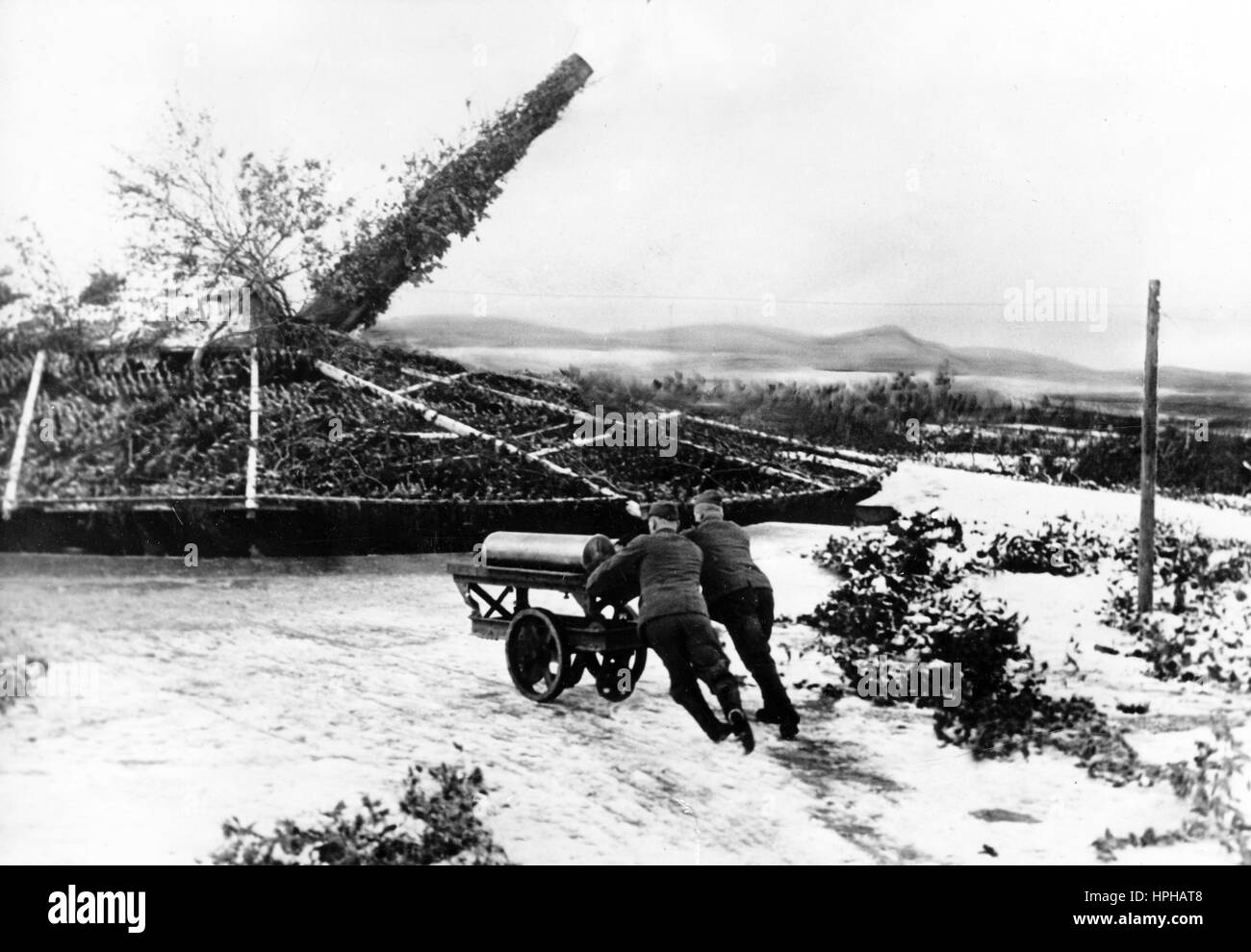 Wehrmacht soldiers in snow Black and White Stock Photos & Images - Alamy