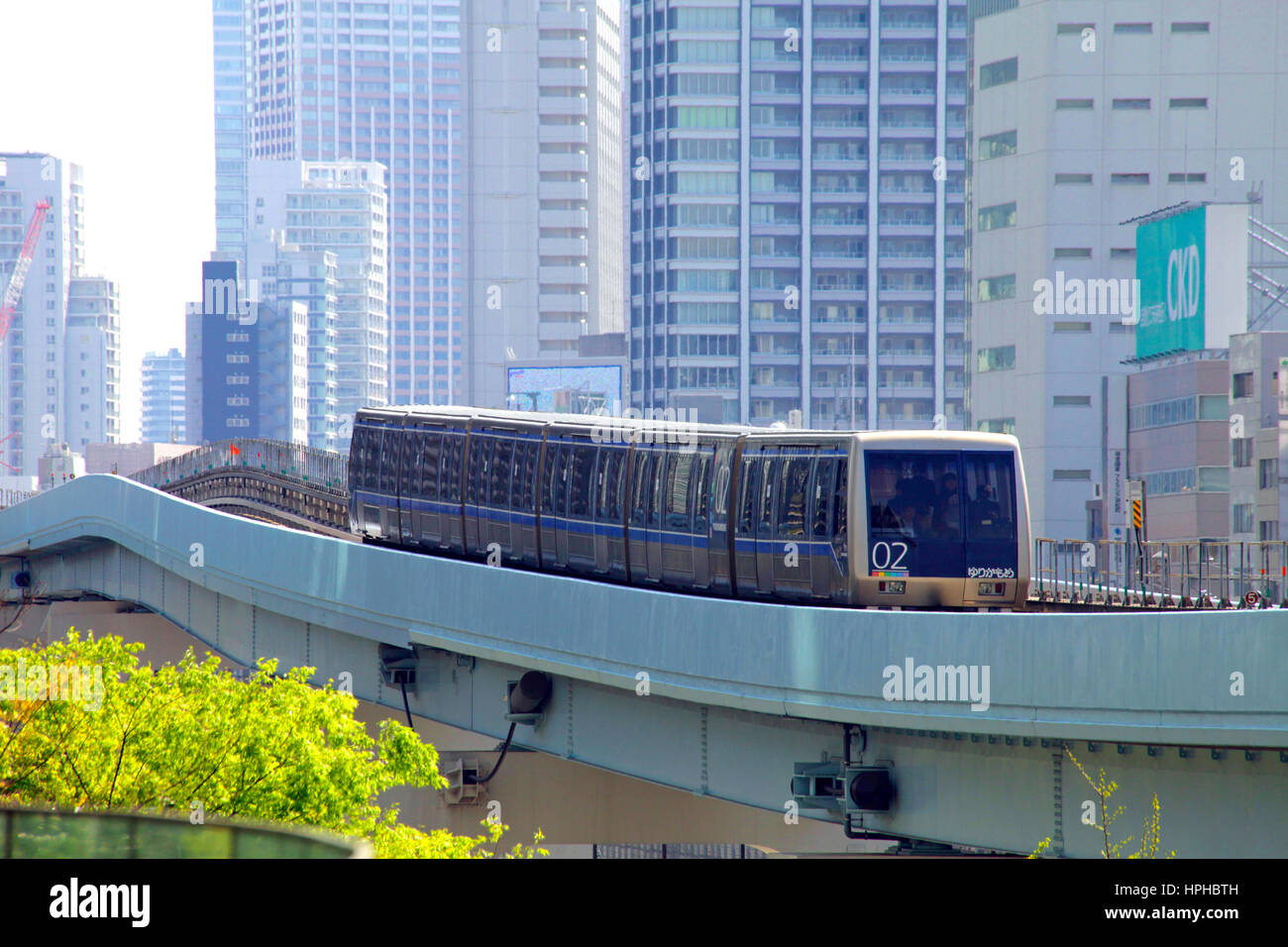 Tokyo waterfront new transit line hi-res stock photography and images ...