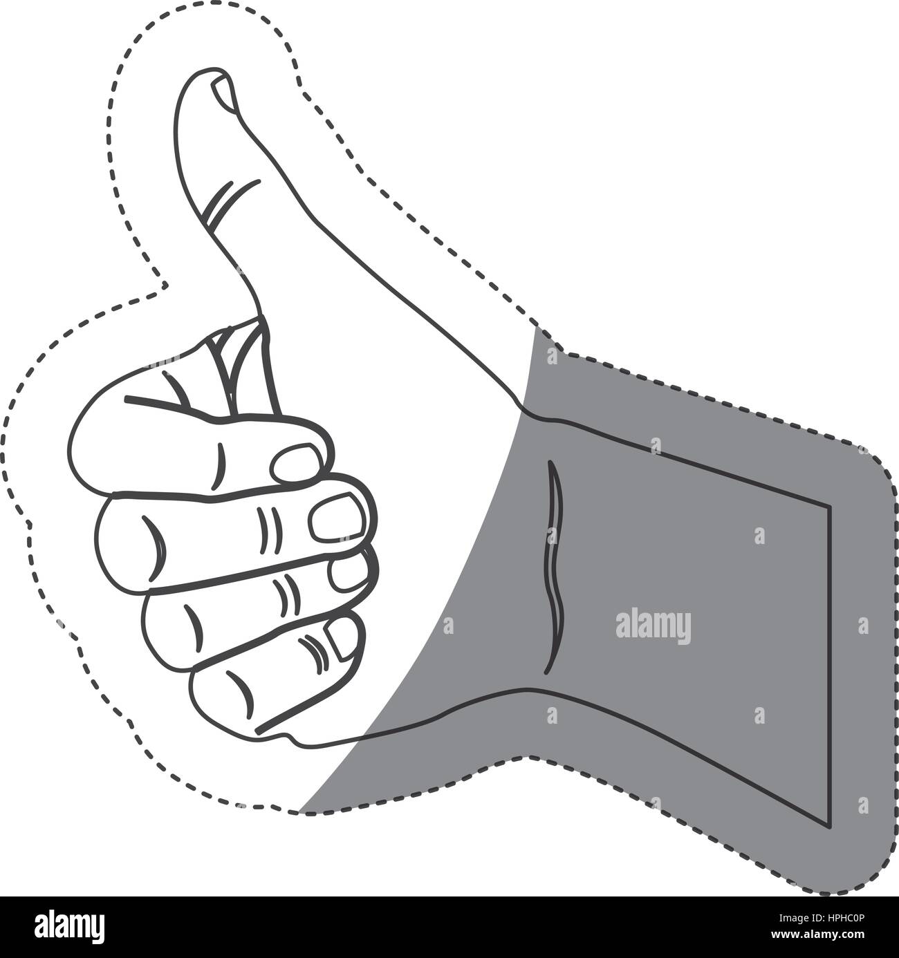 Hand holding up peace sign Stock Vector Images - Alamy