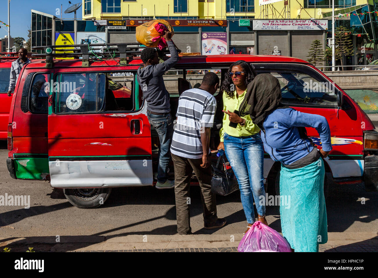 Taxi van minibus transport hi-res stock photography and images - Alamy