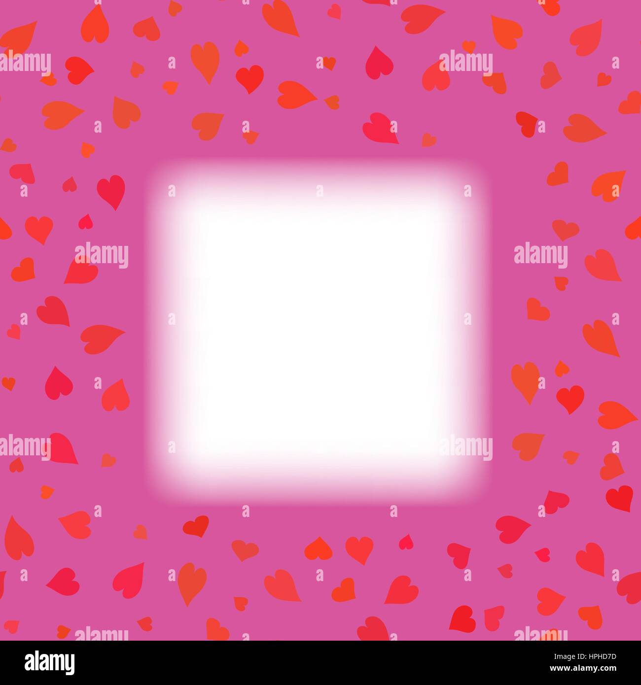 Red Heart Frame Stock Vector Image & Art - Alamy