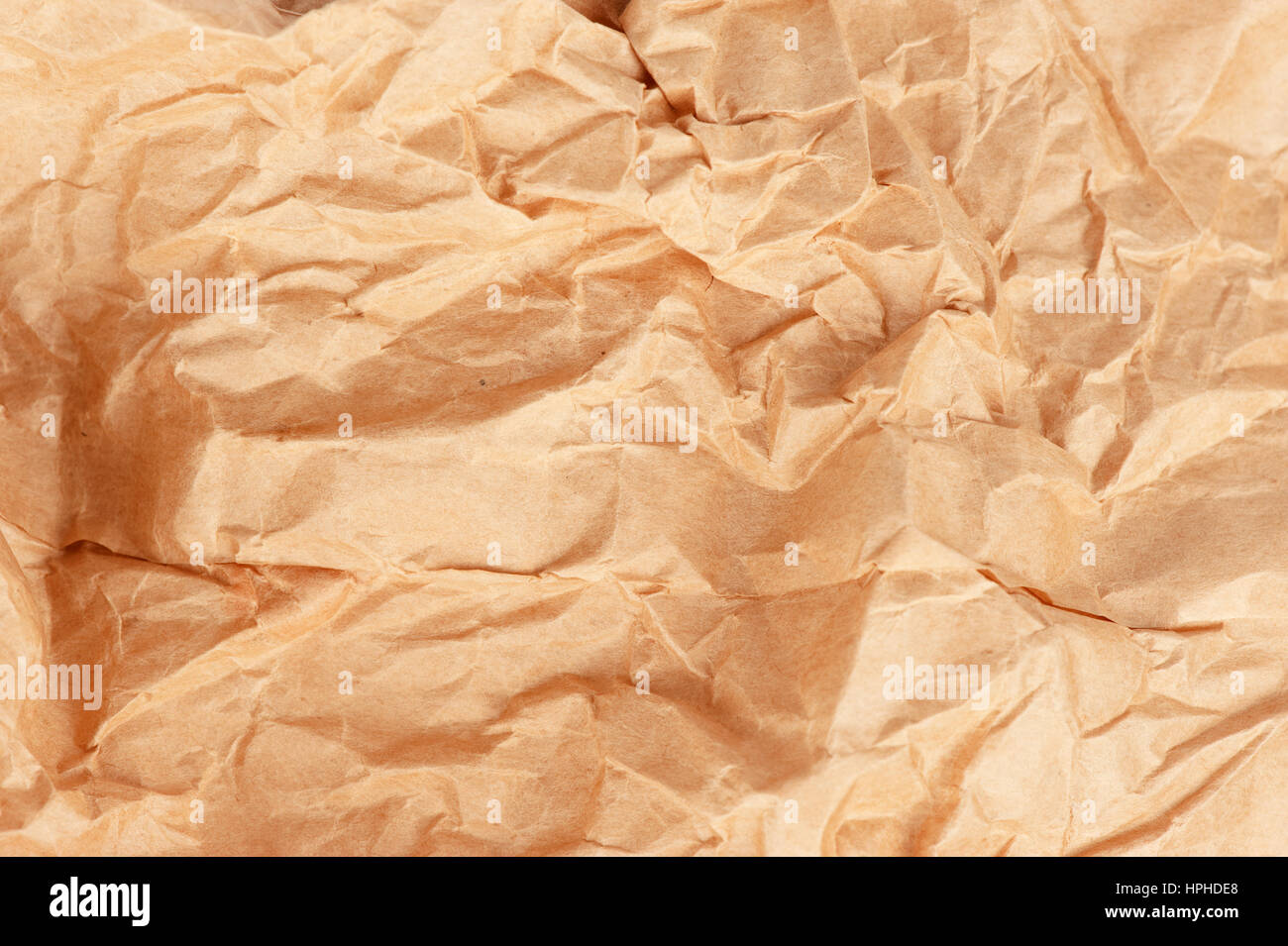 crumpled brown paper, abstract background Stock Photo - Alamy