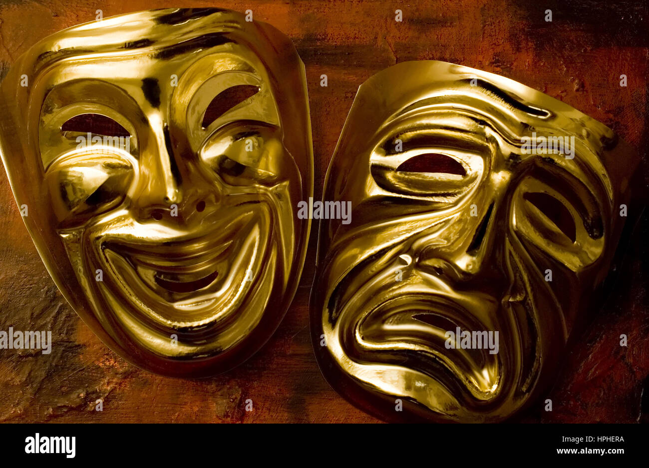 Theatre Masks Happy And Sad High Resolution Stock Photography and ...