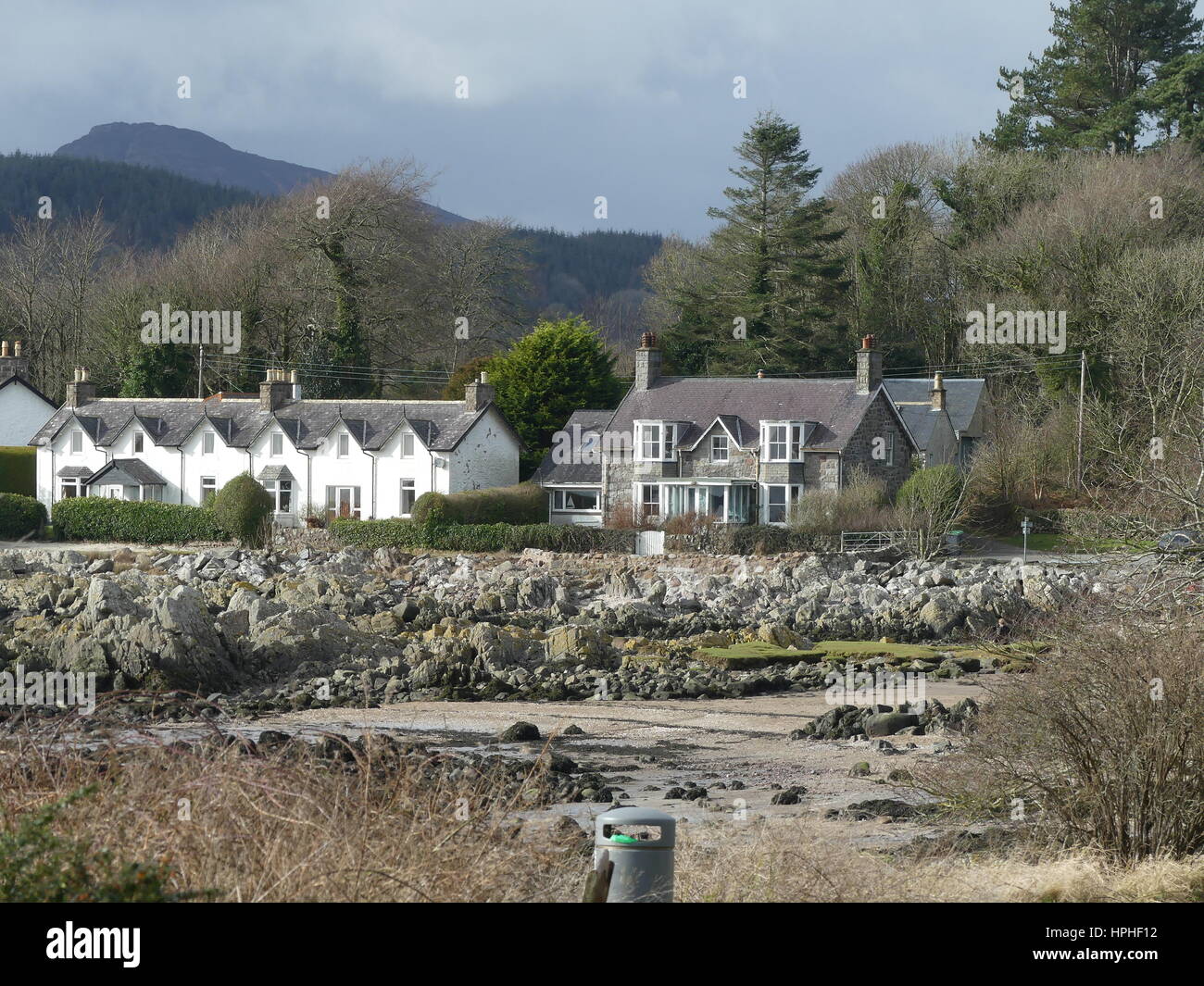 Cottages at Rockcliffe Stock Photo - Alamy