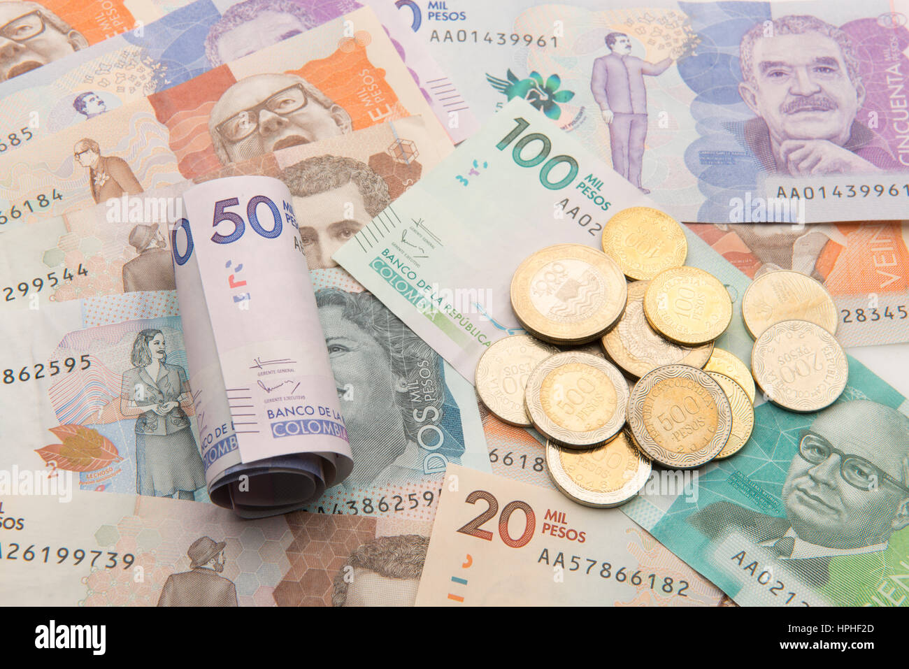 Colombian currency hi-res stock photography and images - Alamy