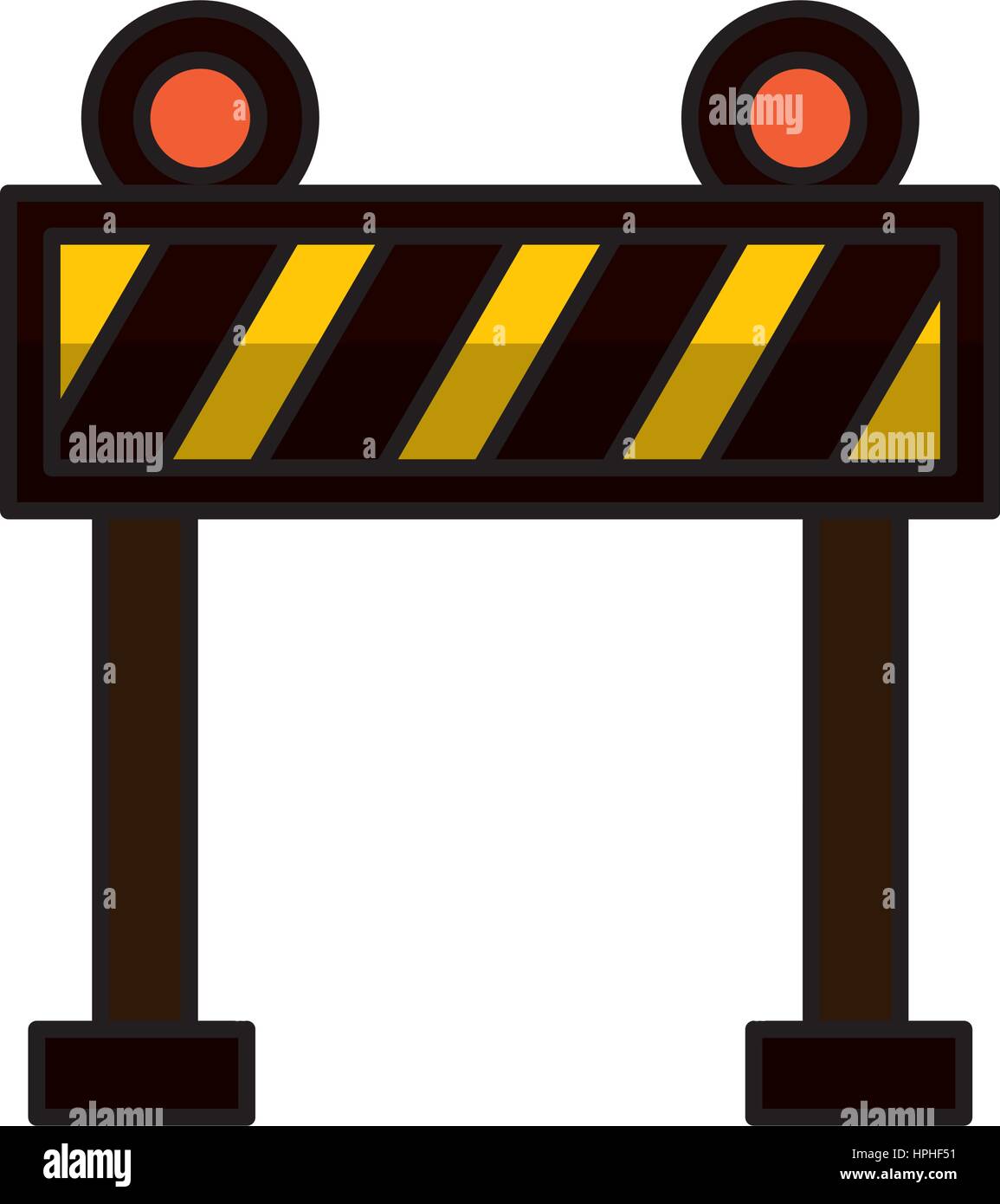 fence lights construction icon Stock Vector Image & Art - Alamy