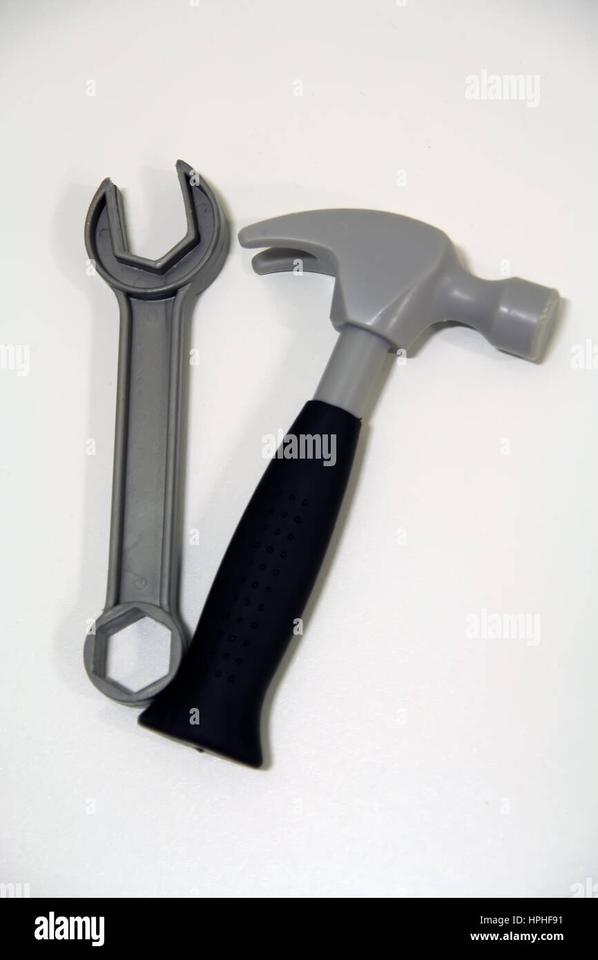 Plastic toy screwdriver tool hi-res stock photography and images - Alamy