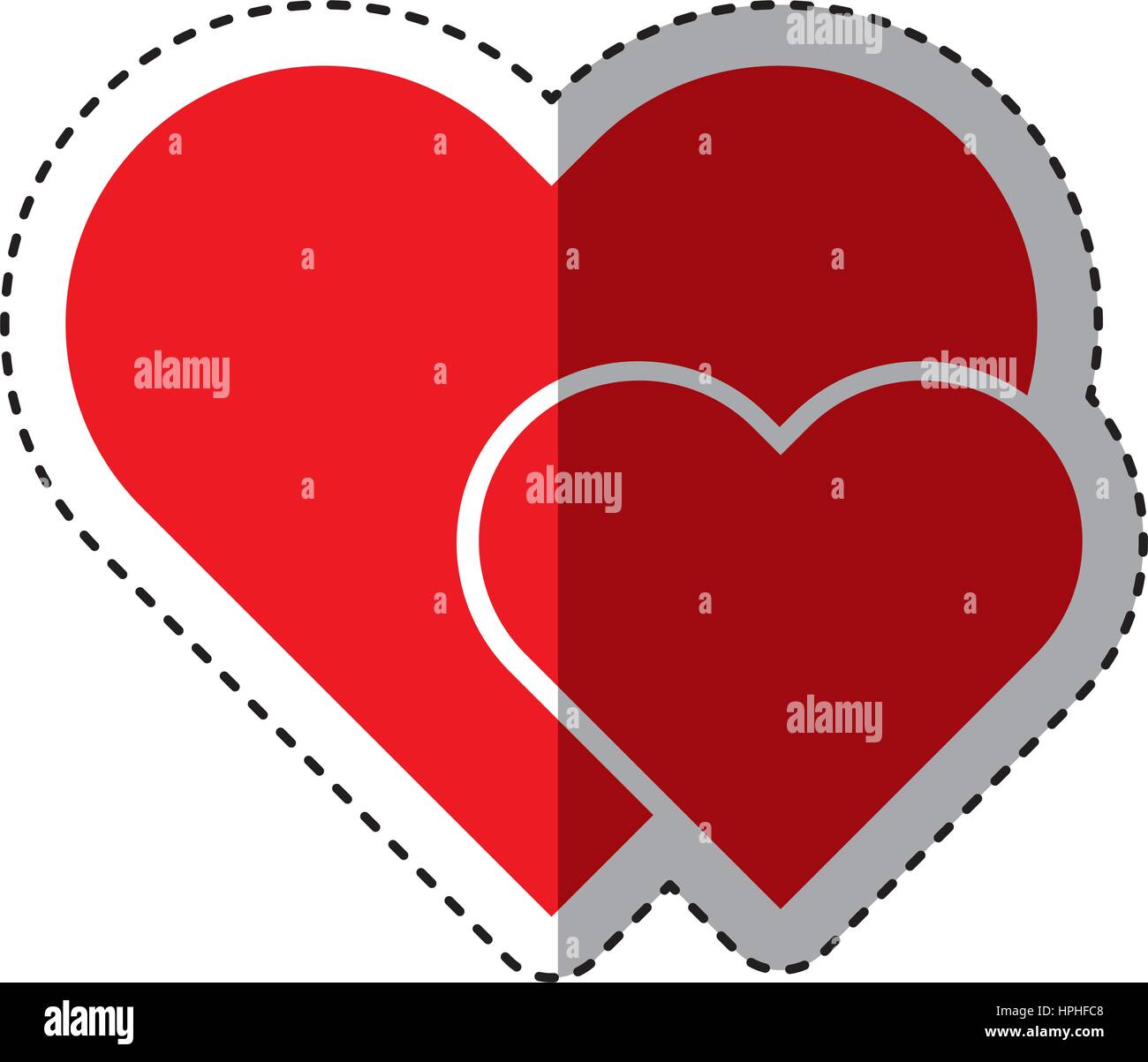heart love card icon Stock Vector Image & Art - Alamy