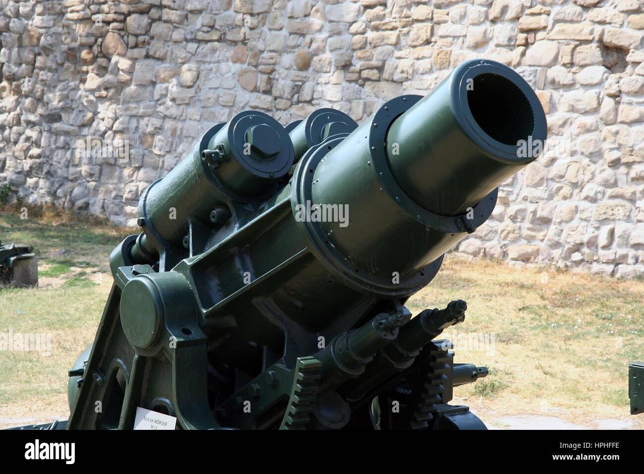 Second world war cannon Stock Photo - Alamy
