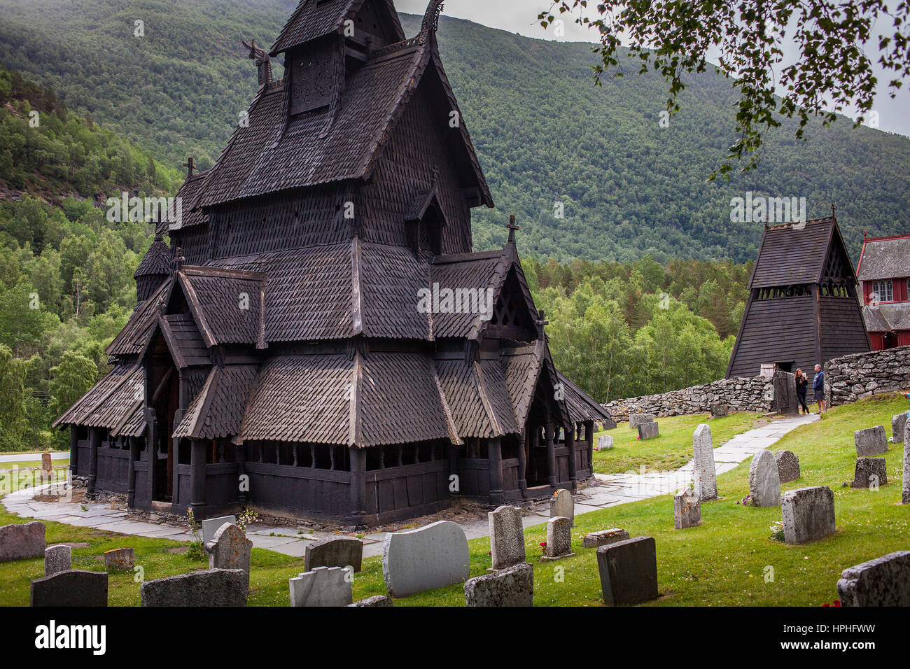 Borgund Stave Church, Sogn og Fjordane, Norway Stock Photo - Alamy