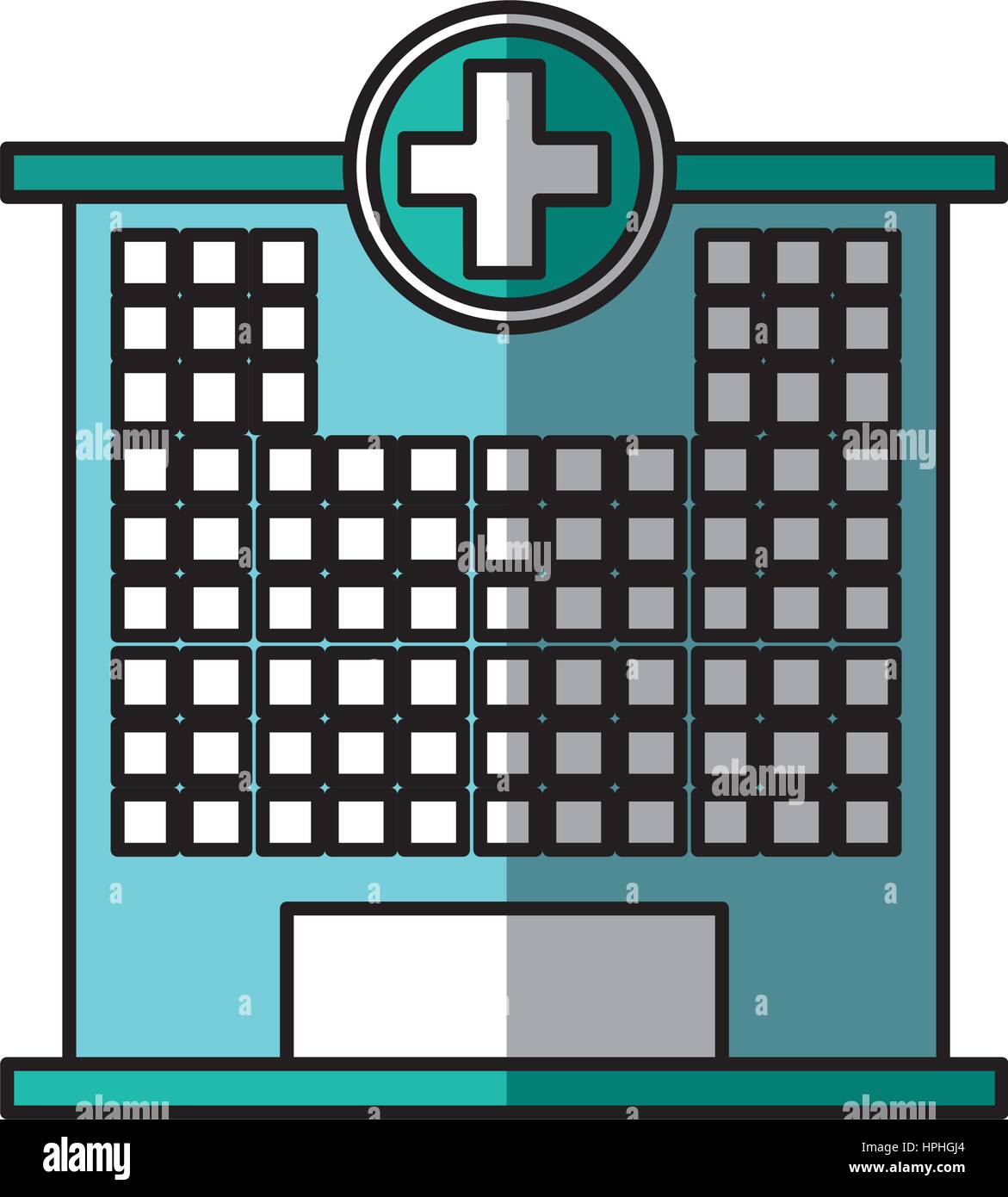 hospital building isolated icon Stock Vector Image & Art - Alamy