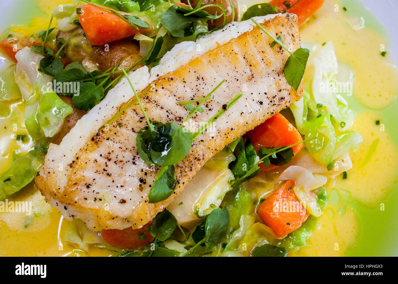 Tusk, Fish market restaurant, in harbour Vagen,Stavanger, Norway Stock ...