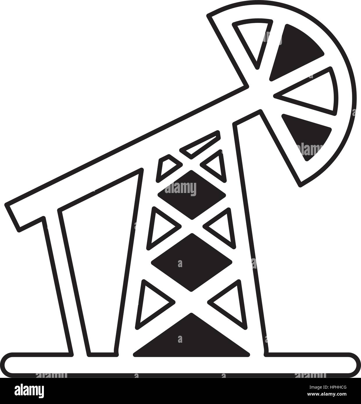 Refinery plant tower icon Stock Vector Images - Alamy